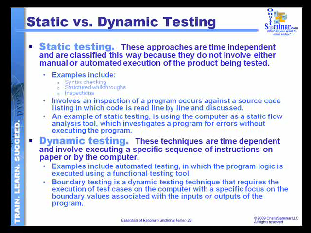 Essentials Of Rational Functional Tester Software Qa And Testing